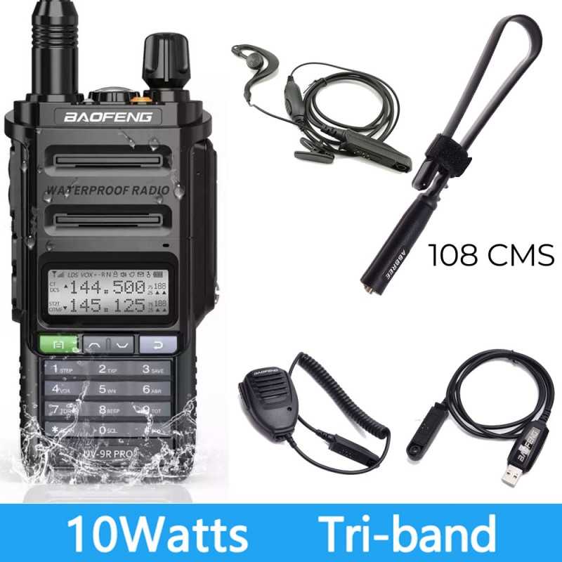Baofeng UV-9R PRO V2 Tri Power 10w