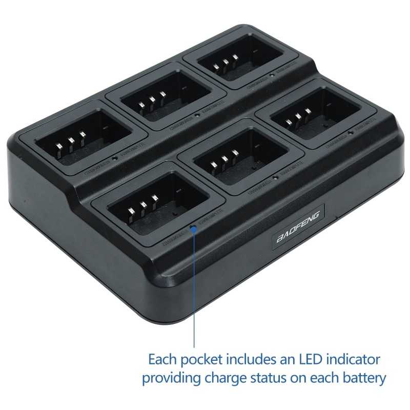 Station de recharge UV-5R, UV-5RE, DM-5R Plus